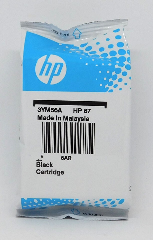 New Genuine HP 67 Black 3YM56AN Genuine | eBay