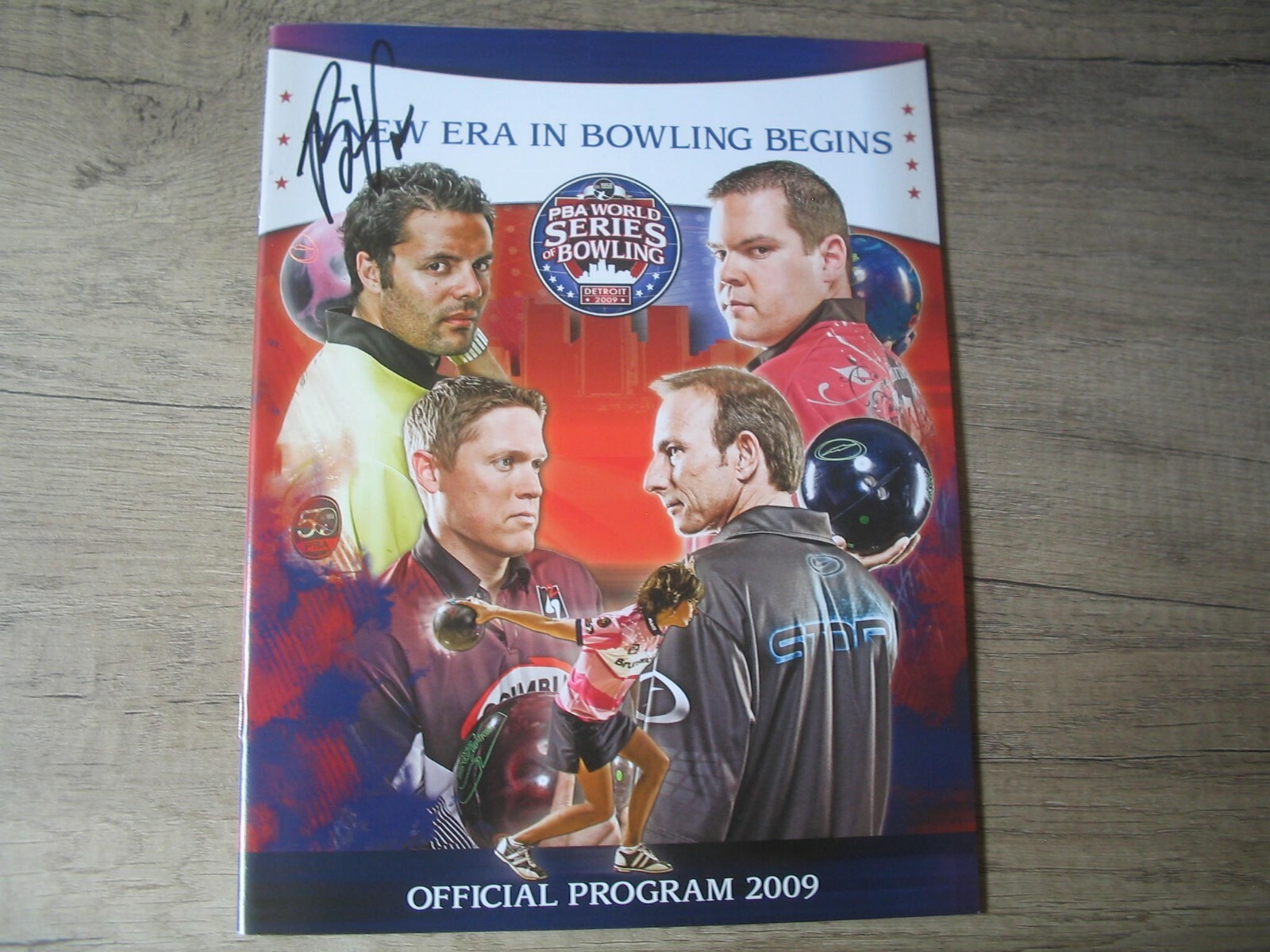 Brian Voss Signed Autographed 2009 1st PBA World Series Of Bowling ...