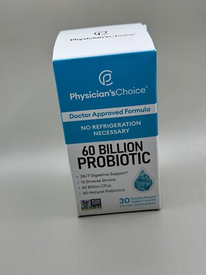 Physician's Choice Probiotics 60 Billion CFU 10 Strains (30 Capsules ...
