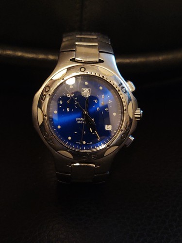 Tag Heuer CL1112 Kyrium Blue Men's wristwatch Mada In Swiss certified ...