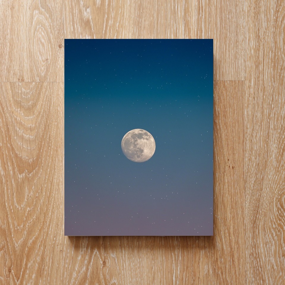 Canvas Wall Art For Home Decor, Framed Canvas Print Photography Lunar ...