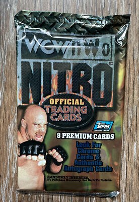 1999 Topps WCW/NWO Nitro Wrestling Official Cards Unopened Hobby Pack ...