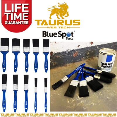 10x BlueSpot SYNTHETIC WORKSHOP BRUSH SET DIY 1/2" | 1" | 11/2" | 2" UK ...