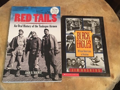 Black Eagles & Red Tails Tuskegee Airmen 2 Books | eBay