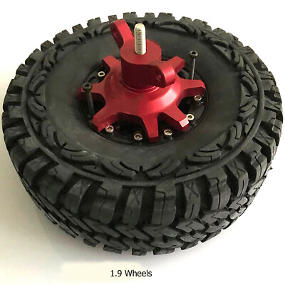 For 1/10 RC Crawler Car 1.9/2.2 Inch Beadlock Wheel Tire Assembly ...