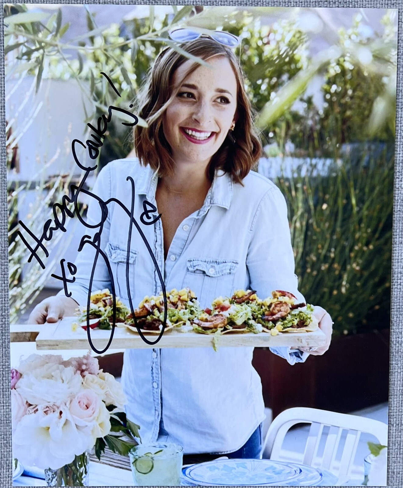 What's Gaby Cooking Gaby Dalkin Signed In Person 8x10 Photo - Authentic ...