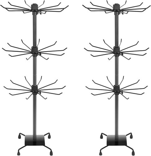 3 Tier Spinner Display Rack Retail Display Stand Metal Rotating Display ...