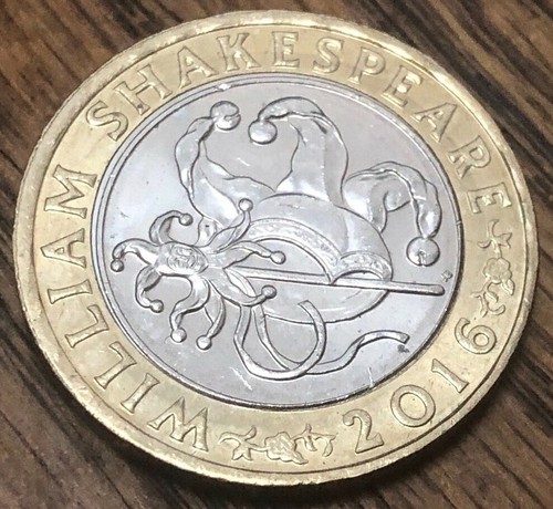 2016 William Shakespeare £2 Two Pound Coin Comedies Jester | eBay