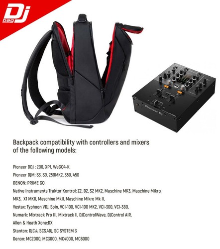 DJBAG URBAN Backpack for dj pioneer controllers, mixers 19.29 x 12.59 x ...