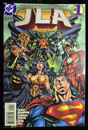 1997 JLA #1, 2, 3 Comic Book Run - DC Comics Grant Morrison & Howard ...