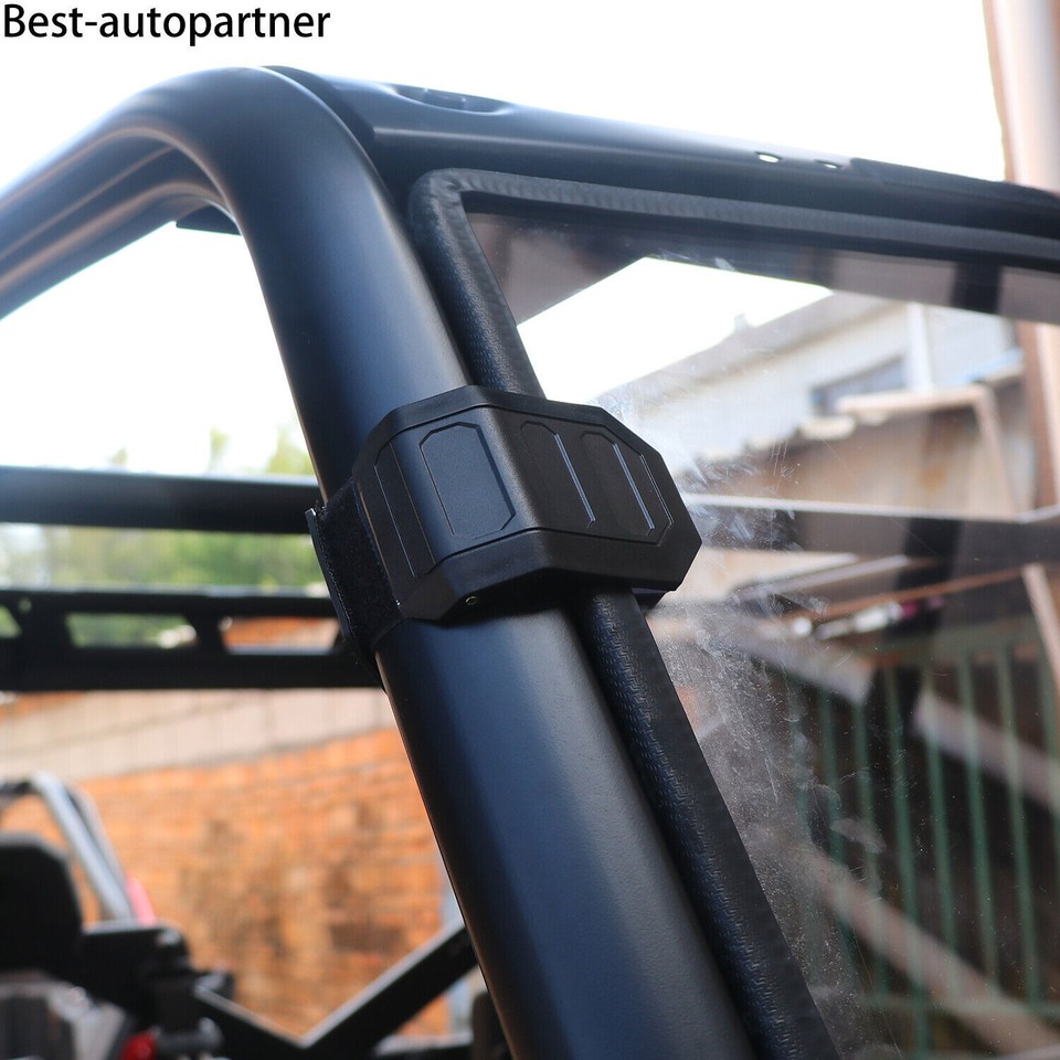 4PCS UTV Front Windshield Adjustable Mounting Clamp Kit for Polaris ...