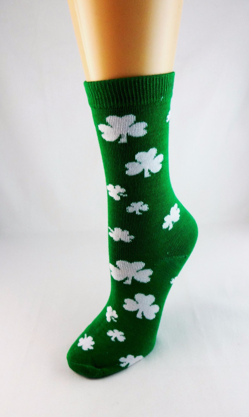 St. Patrick's Day Socks Ladies Crew Length Size 9-11 One Pair | eBay