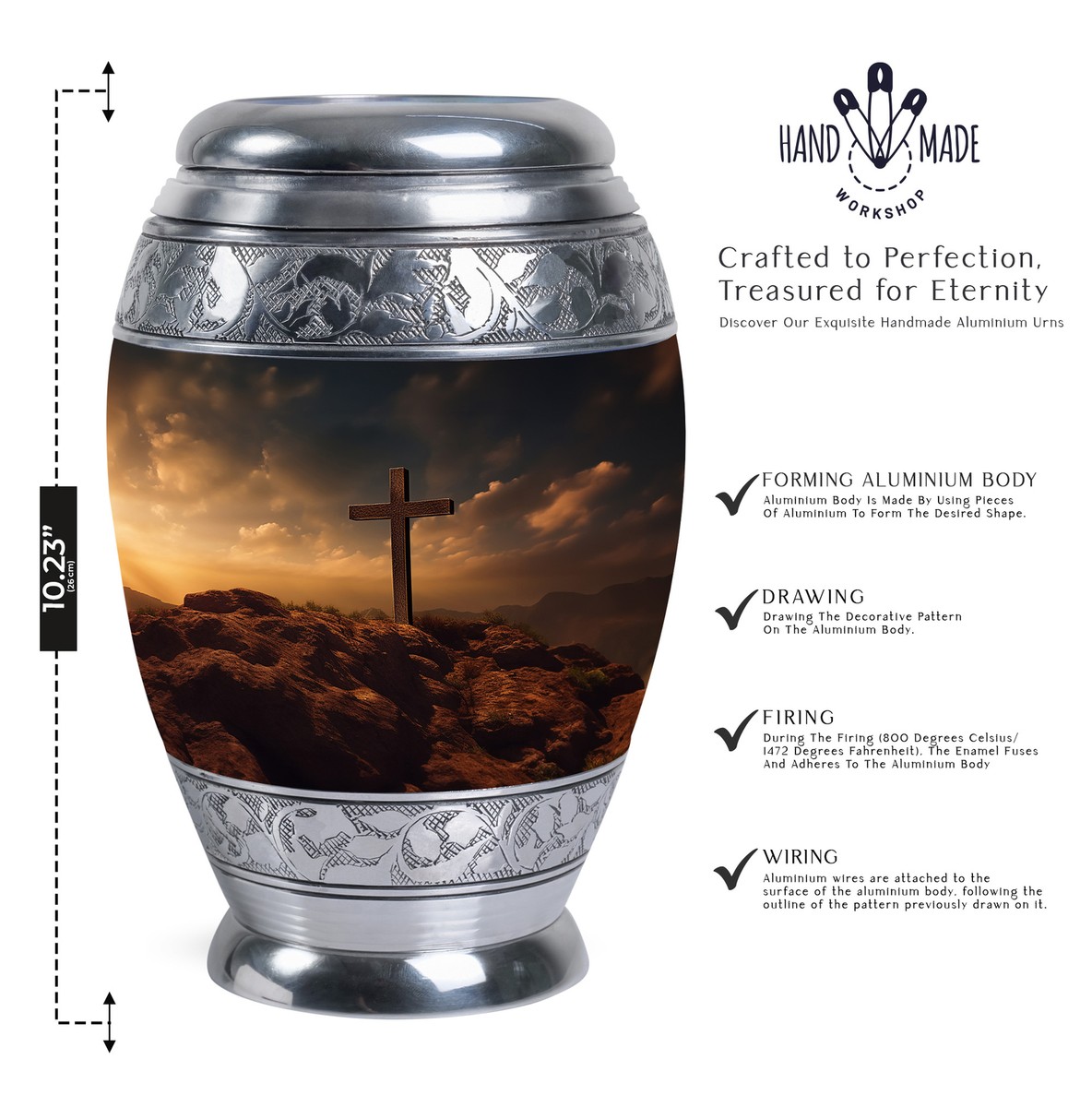 Urn Outline Funeral Urn And Cremation Jewelry For Human Ashes Vector