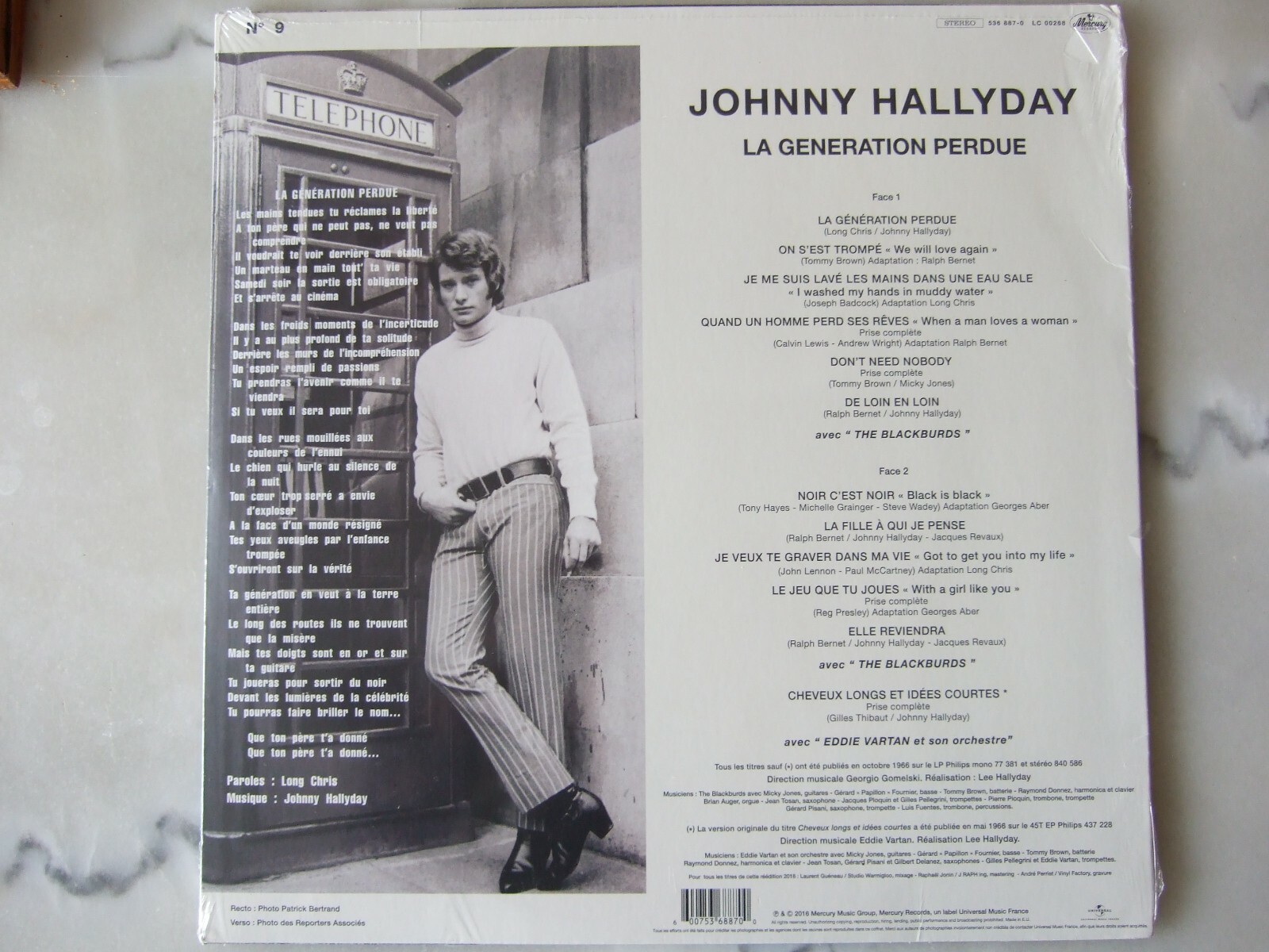 JOHNNY HALLYDAY LA GENERATION PERDUE nouveau MIX 2016 NEUF ET SCELLE | eBay
