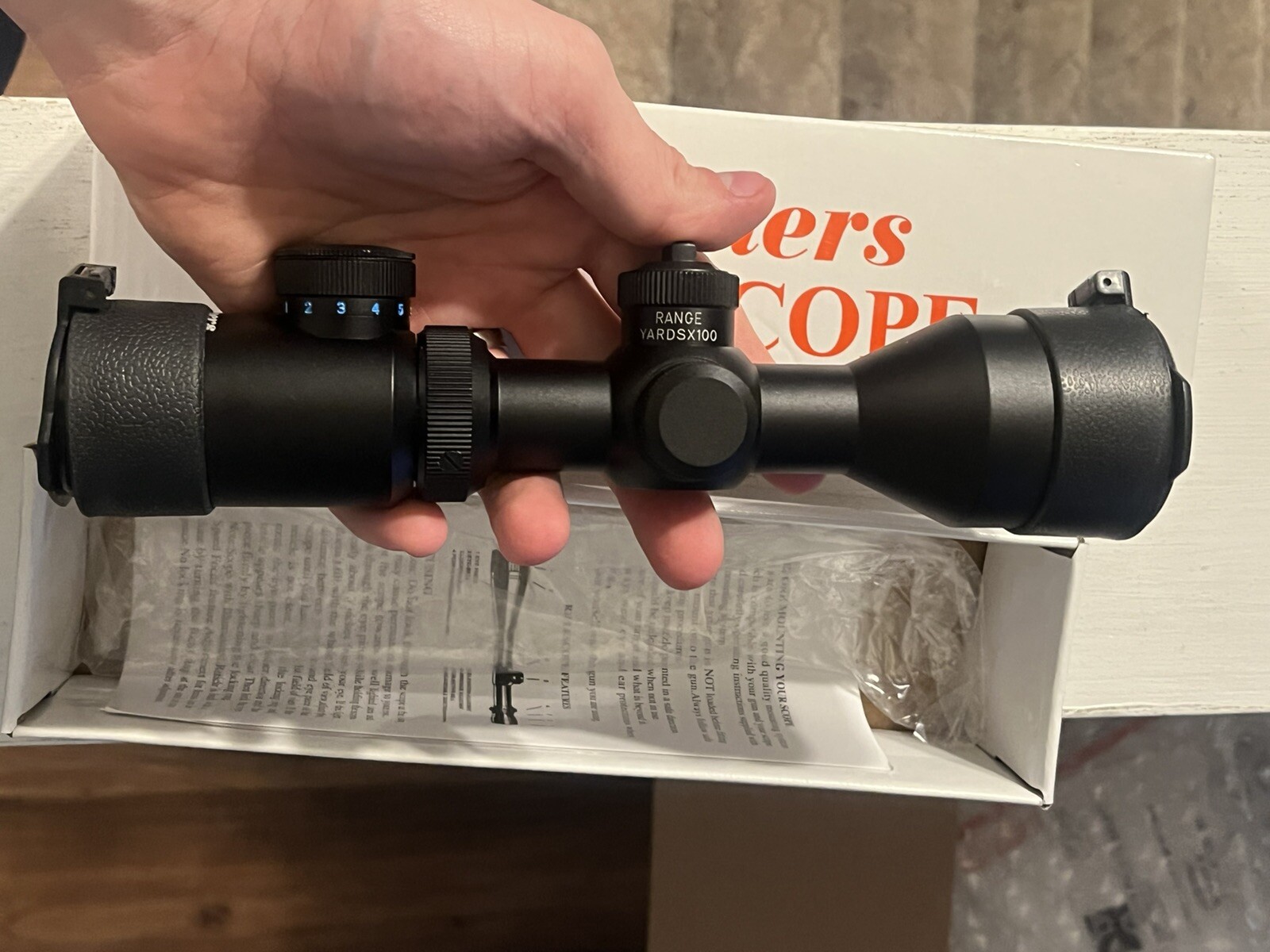 Hammers 3-9X42mm Illuminated Mil-Dot Reticle Compact Rifle Scope W/Box ...