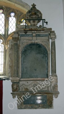Photo 6x4 St Peter & St Paul, Saint Osyth, Essex - Wall monument St ...