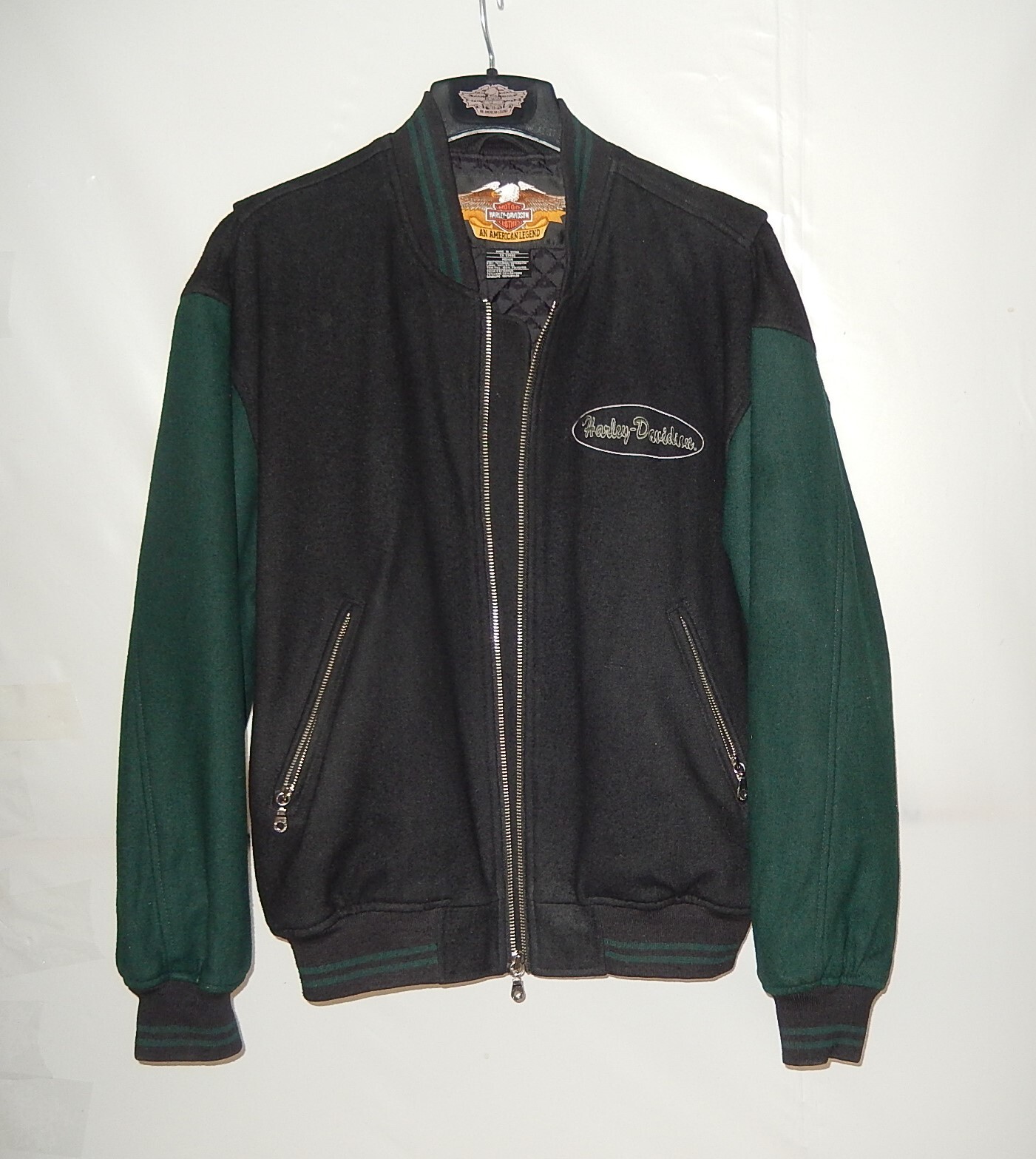 Harley Davidson Wool Blend Varsity Motorcycle Jacket … - Gem