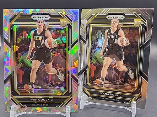 Ivana Dojkic - 2023 WNBA Prizm - Cracked Ice And Base #150 - Rookie RC ...