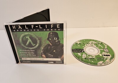 Half-Life Opposing Force PC CD-Rom 1999 Windows First Person Shooter ...