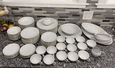 12 Person (93 Piece)Complete Vintage Amcrest Annette Japan Meito Fine ...