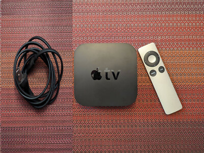 works Apple TV A1427 3rd Generation remote AppleTV wifi smart streaming ...