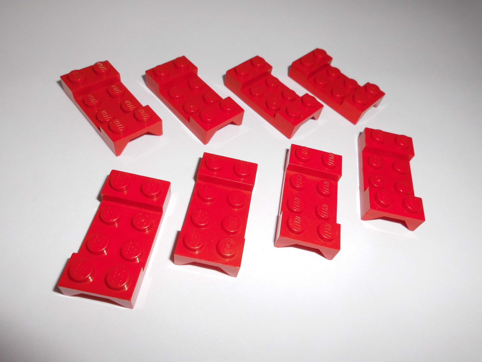 Lego (3788) 8 Kotflügel / Radkästen 4x2, in rot aus 10159 8155 7241 ...