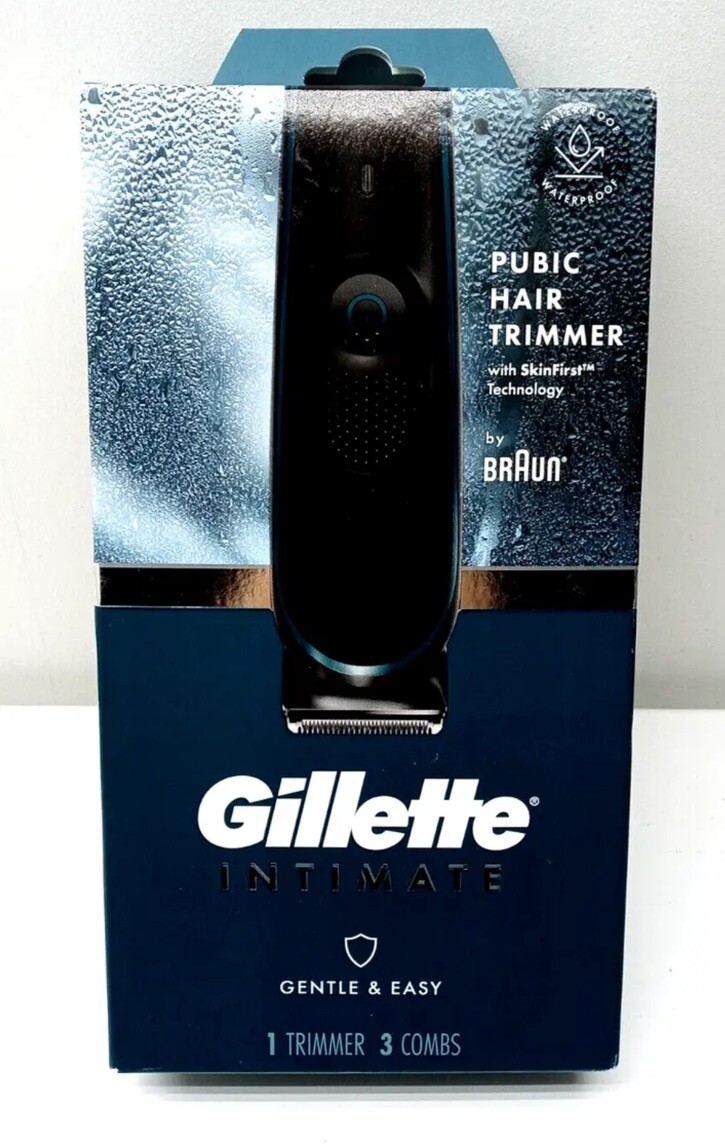 Braun Gillette Intimate Pubic Hair Trimmer - Black for sale online | eBay