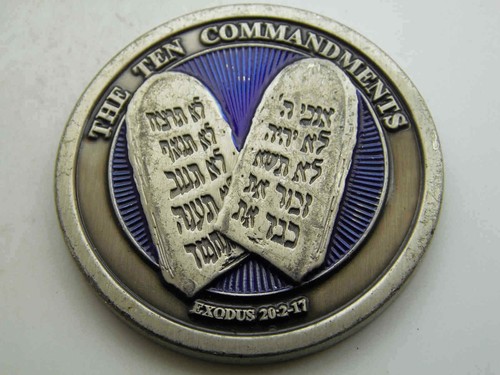 TEN COMMANDMENTS CHALLENGE COIN | eBay