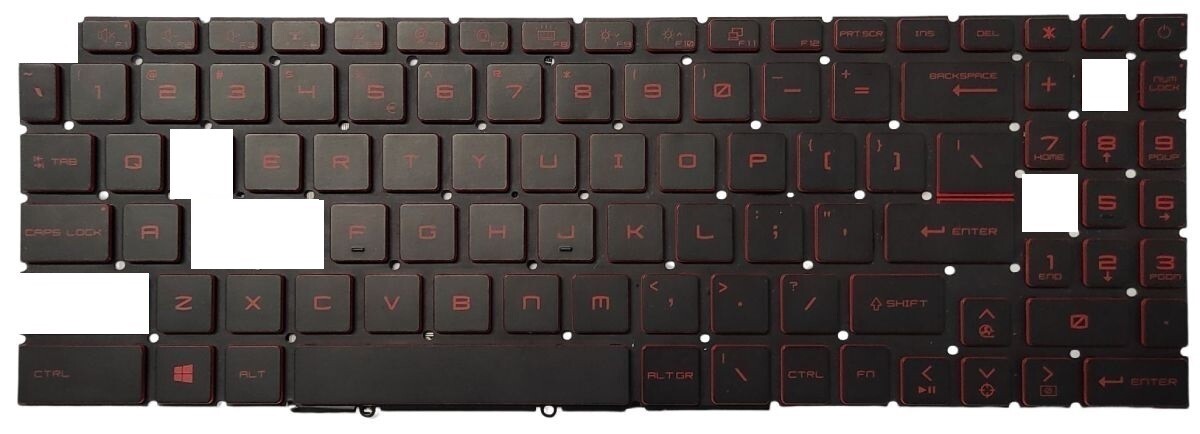 IN169 Key for keyboard MSI Pulse GL66 11UCK-201XPL Katana GF66 11UD ...
