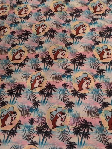 Buc-ees Shirt Men’s S Small Hawaiian Beaver Short Sleeve Button Up gas ...