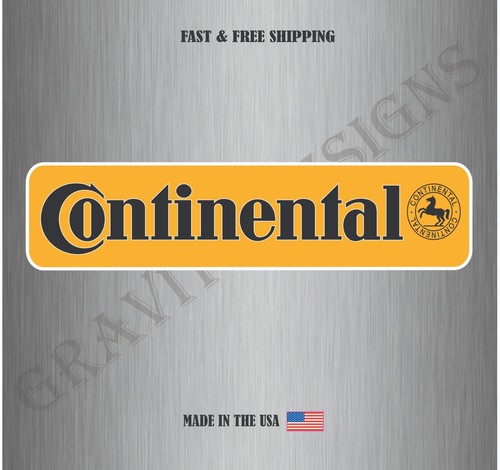 Continental Tires Auto Sticker Decal Vinyl Car Truck Bumper Window ...