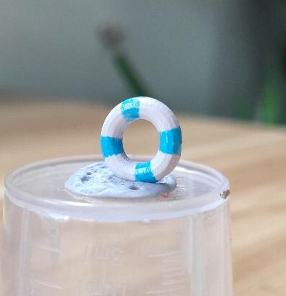 1/87 Miniature Hong Kong Police Five Person Set Model Stereoscopic Toy ...