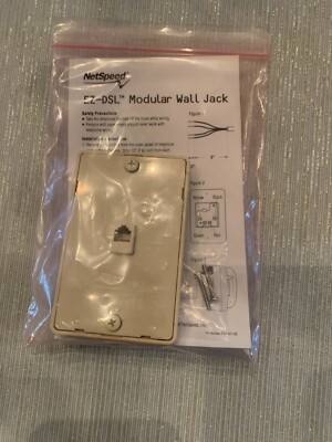 NetSpeed EZ-DSL Wall Jack with built in Filter - New | eBay