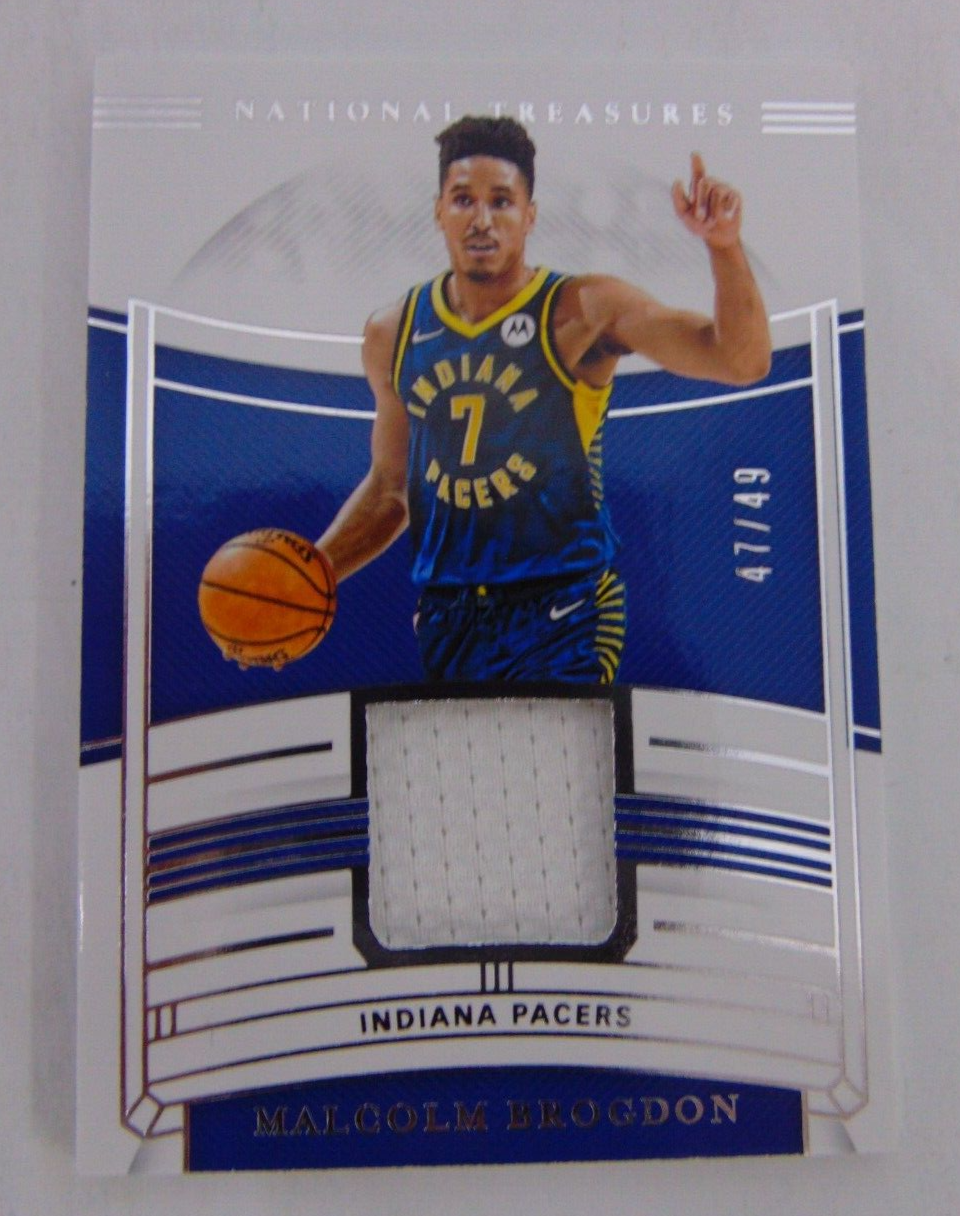 Malcolm Brogdon 2019-20 Panini National Treasures 47/49 Patch JT-MBG | eBay