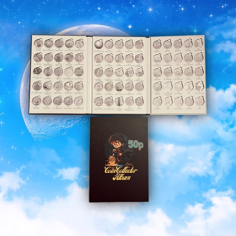 Latest 2023 UK 50p Coin Collector Album Folder Beatrix potter ...