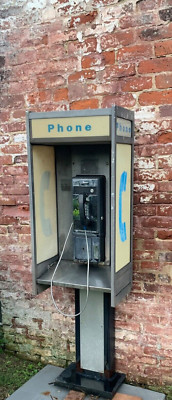 Payphone Walk Up Booth On Post Telephone Phone movie prop kiosk LOCAL ...