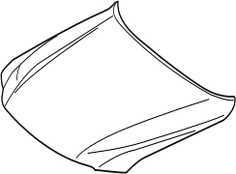 53301-60601 Toyota Hood sub-assy 5330160601, New Genuine OEM Part | eBay