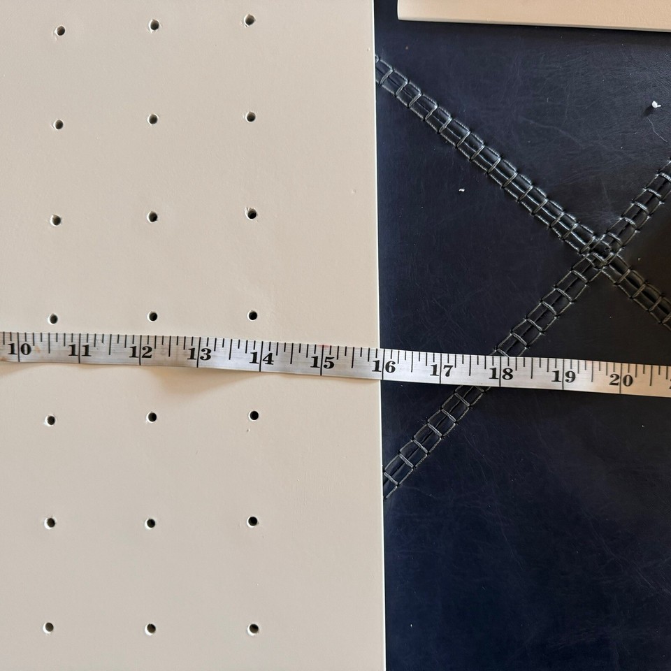 Pottery Barn Teen 🐑TWO White Wall Peg Board Tiles Each 16 Inch By 16 ...