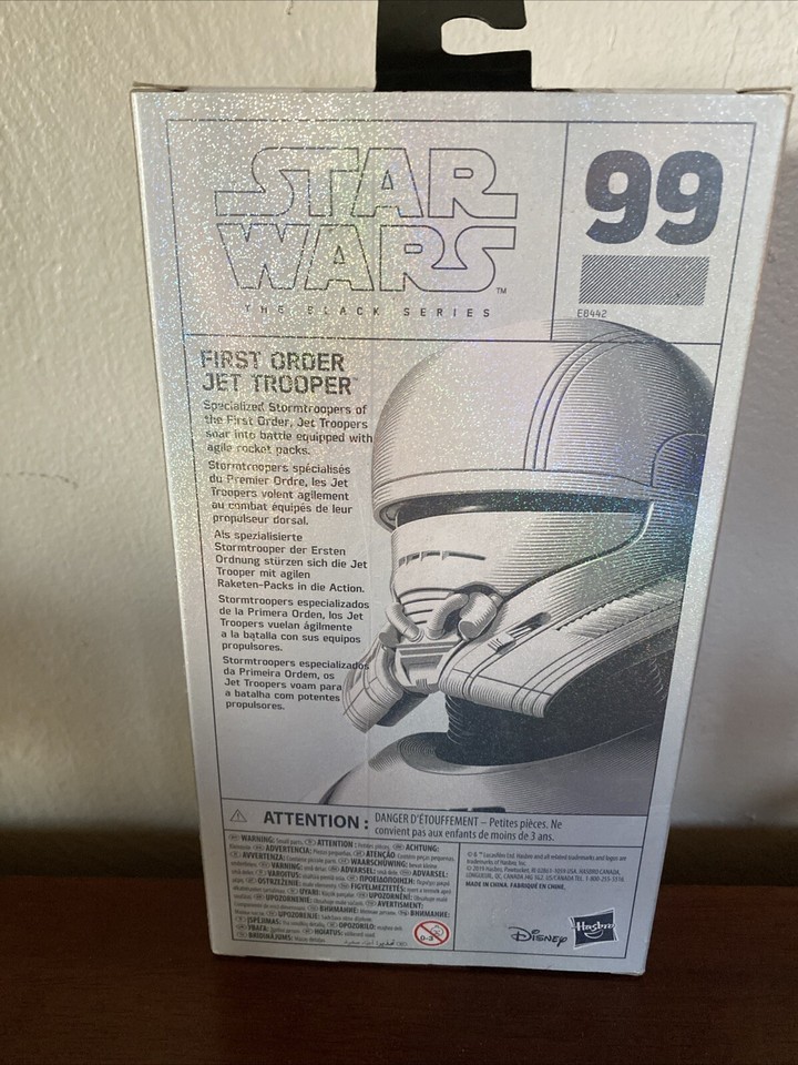 First Order Jet Trooper #99 Carbonized Star Wars Black Series - FAST ...