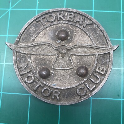 Mercedes-Benz Vintage Classic Grille Emblem Badge TORBAY MOTOR CLUB ...