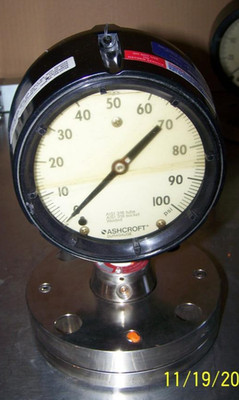 Ashcroft 1279 Duragauge Pressure Gauge 100 PSI & Type 102 Diaphragm ...