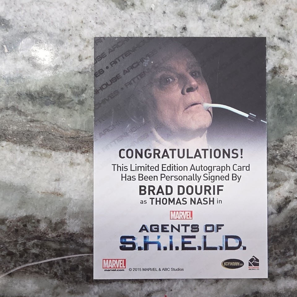 Marvel Agents of S.H.I.E.L.D. Autograph Brad Dourif Thomas Nash | eBay