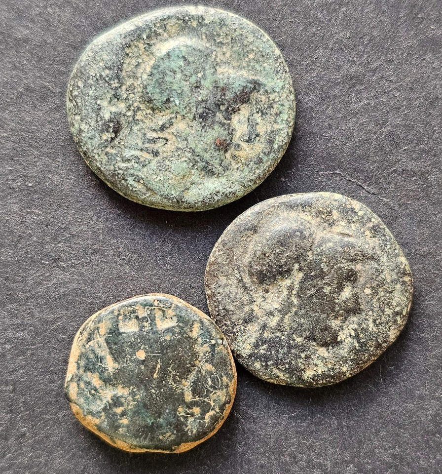 Ancient Greek coins. Lot of 3 coins | eBay