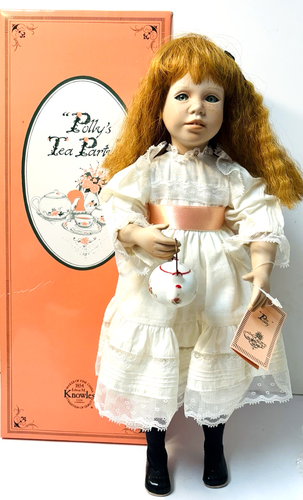 1990 Susan Krey Polly Porcelain Doll Polly’s Tea Party 1st Issue E ...