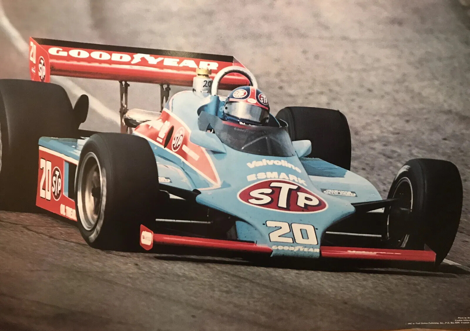 1982 Gordon Johncock Wildcat Mk8B Car Poster Extremely Rare! Stunning ...