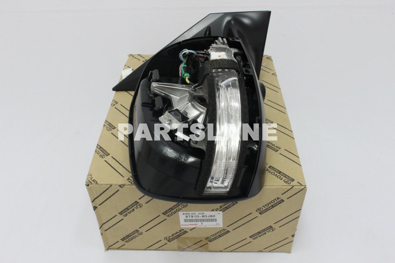 Toyota Genuine 8791060J80 Mirror ASSY Outer Rear View RH 87910-60j80 ...