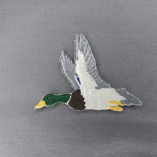 Mallard Duck Flying Iron On Embroidered 2 3/4" Patch | eBay