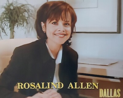 Rosalind Allen DALLAS DRAMA SERIES signed 8x10 #203 | eBay