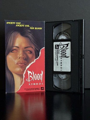 Blood Symbol VHS RARE Horror VHS Atlas Ent Corp HTF OOP Vintage VHS ...