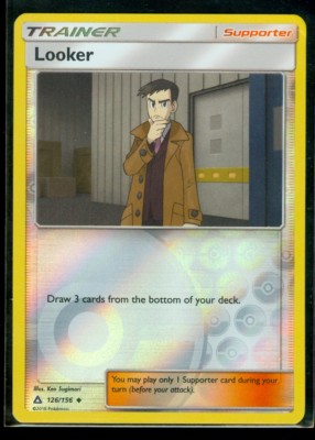 Pokemon LOOKER 126/156 - Ultra Prism - Rev Holo - MINT | eBay